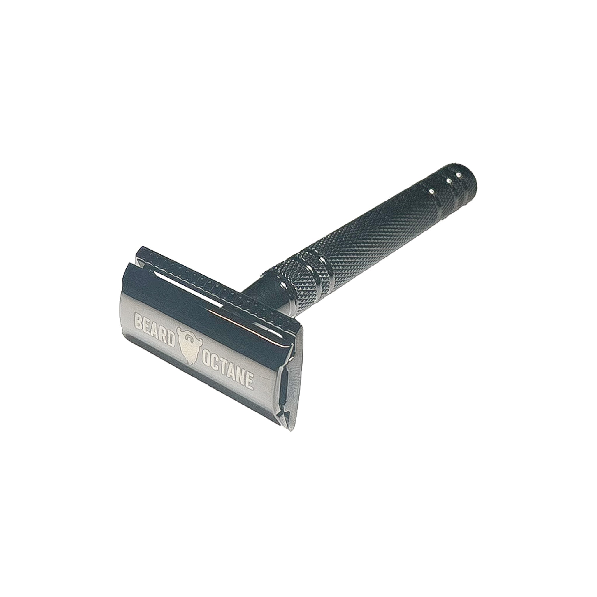 Beard Octane Gunmetal Safety Razor - Precision Shaving - Beard Octane