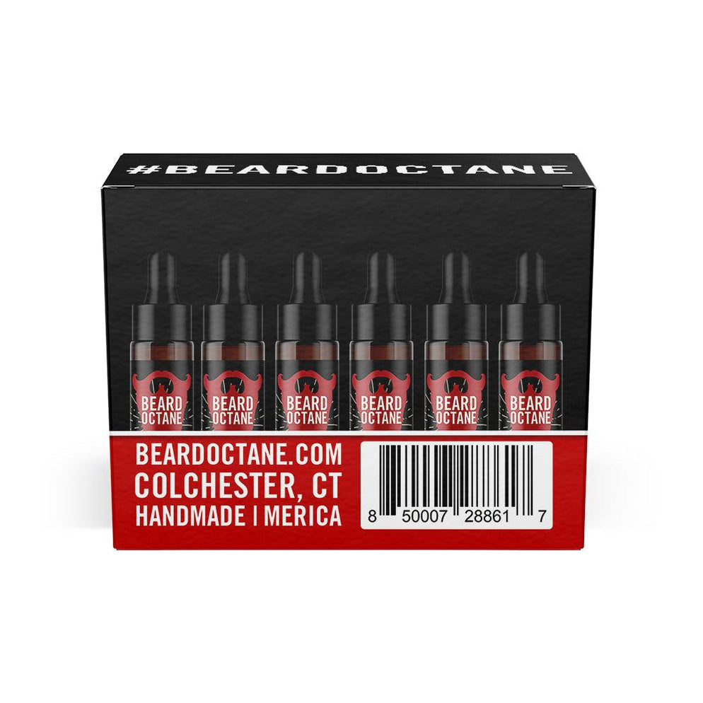 Beard Octane Beard Oil Sampler Pack 6 Drams - Trial Pack - Beard Octane