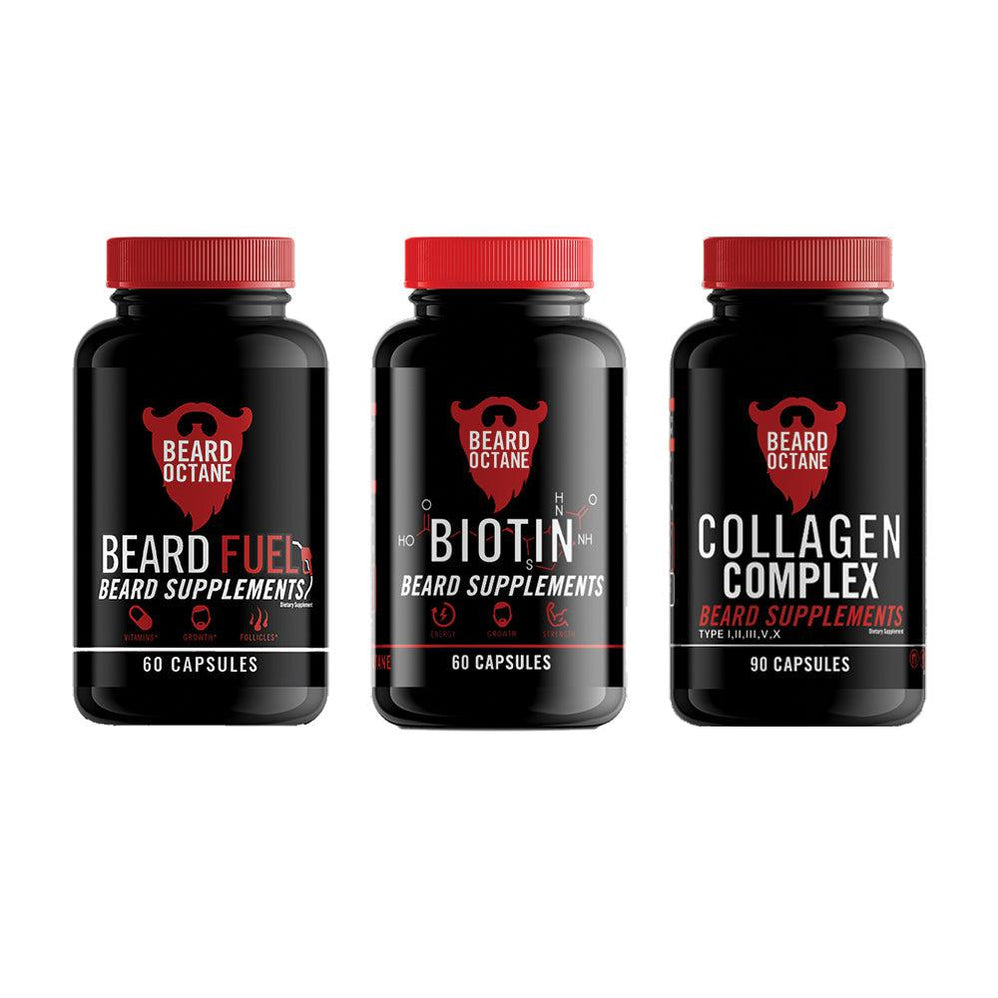 Beard Growth Supplements - A Bigger, Faster, Stronger Beard - Beard Octane