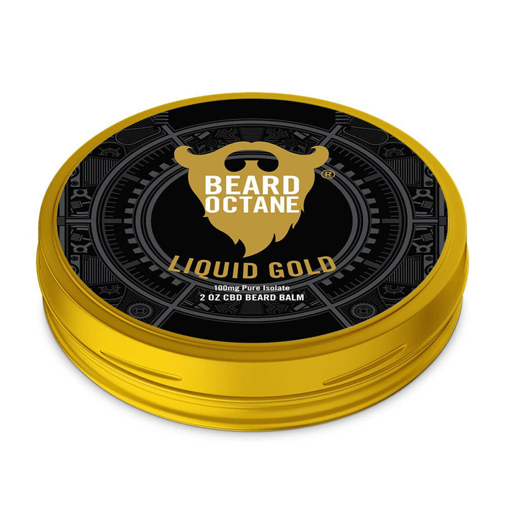 Beard Octane Liquid Gold Beard Balm 2 oz - Style and Hold Balm - Beard Octane