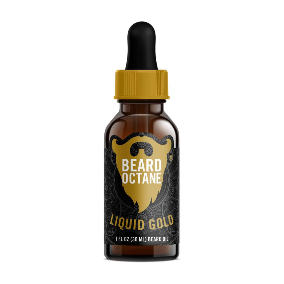 Beard Octane Liquid Gold Beard Oil 1 oz - Premium Jojoba Oil Soften ...